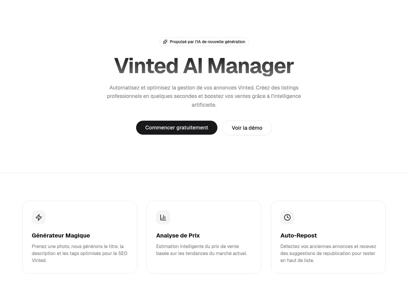 Vinted AI Manager