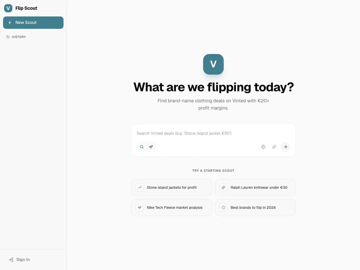 Vinted Flipping Finder