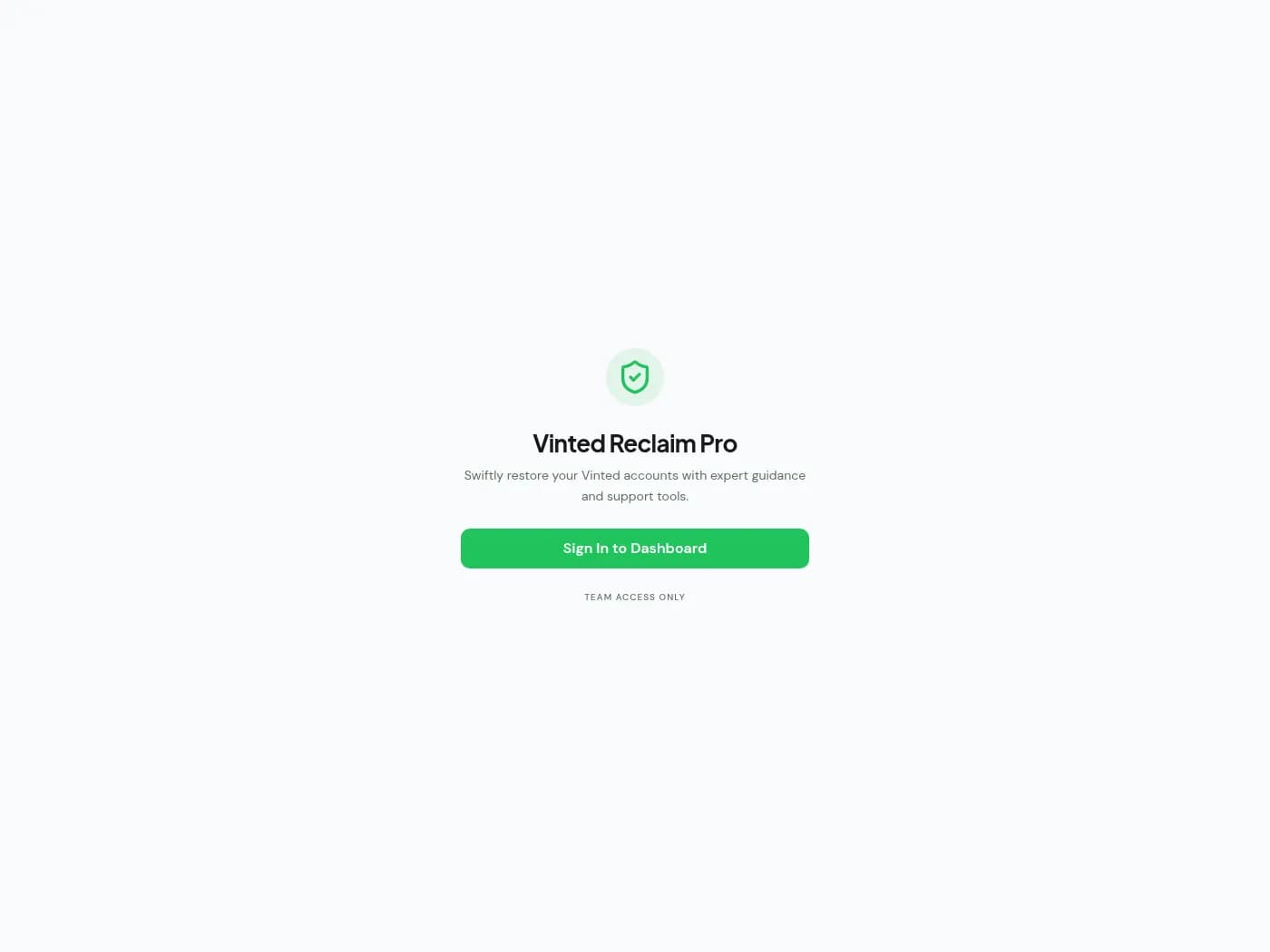 Vinted Reclaim Pro