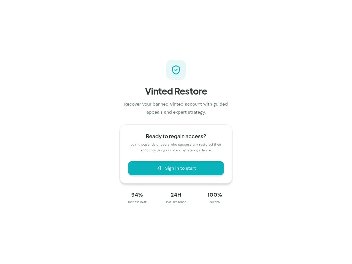 Vinted Restore Assistant