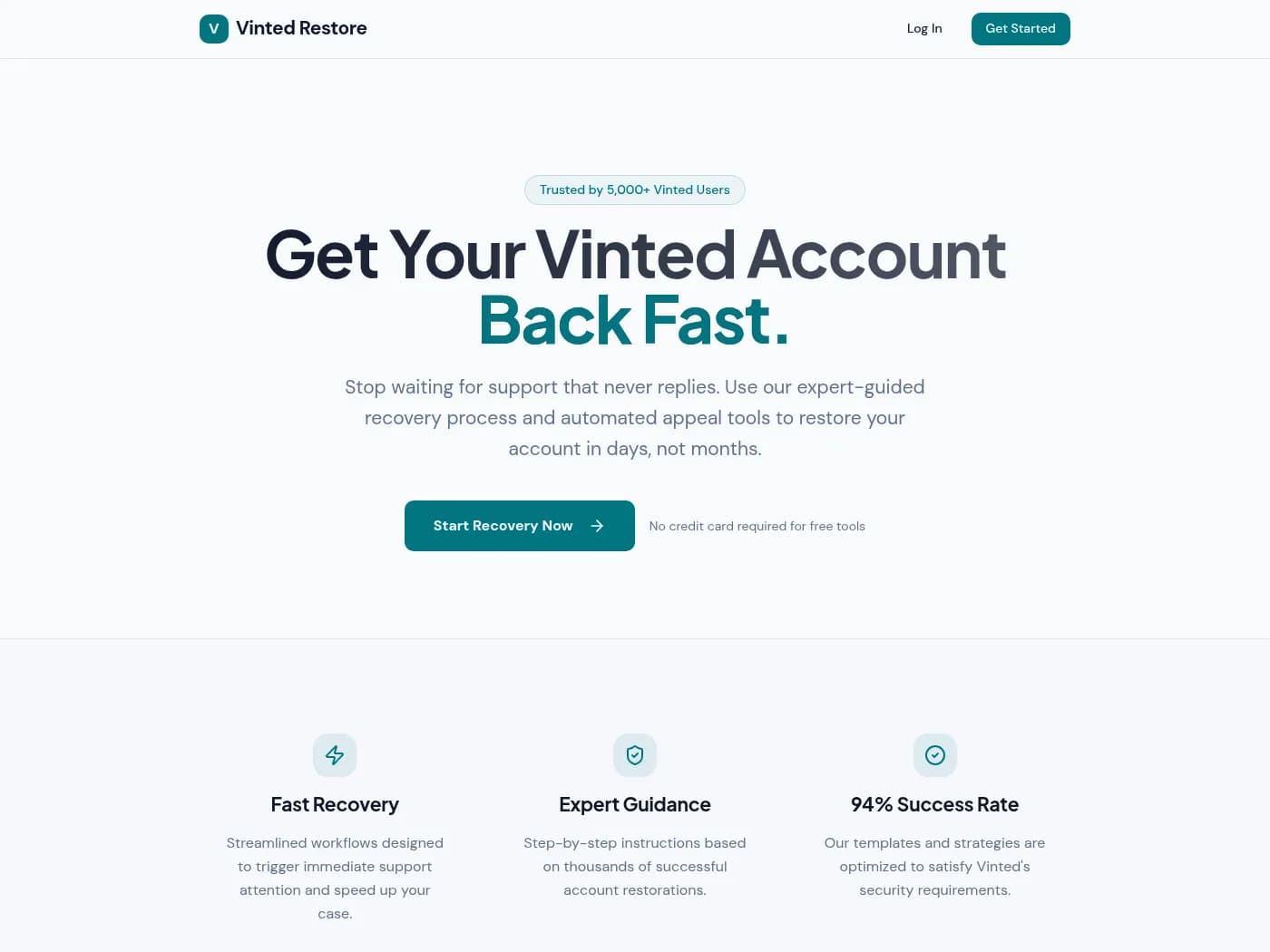 Vinted Restore App