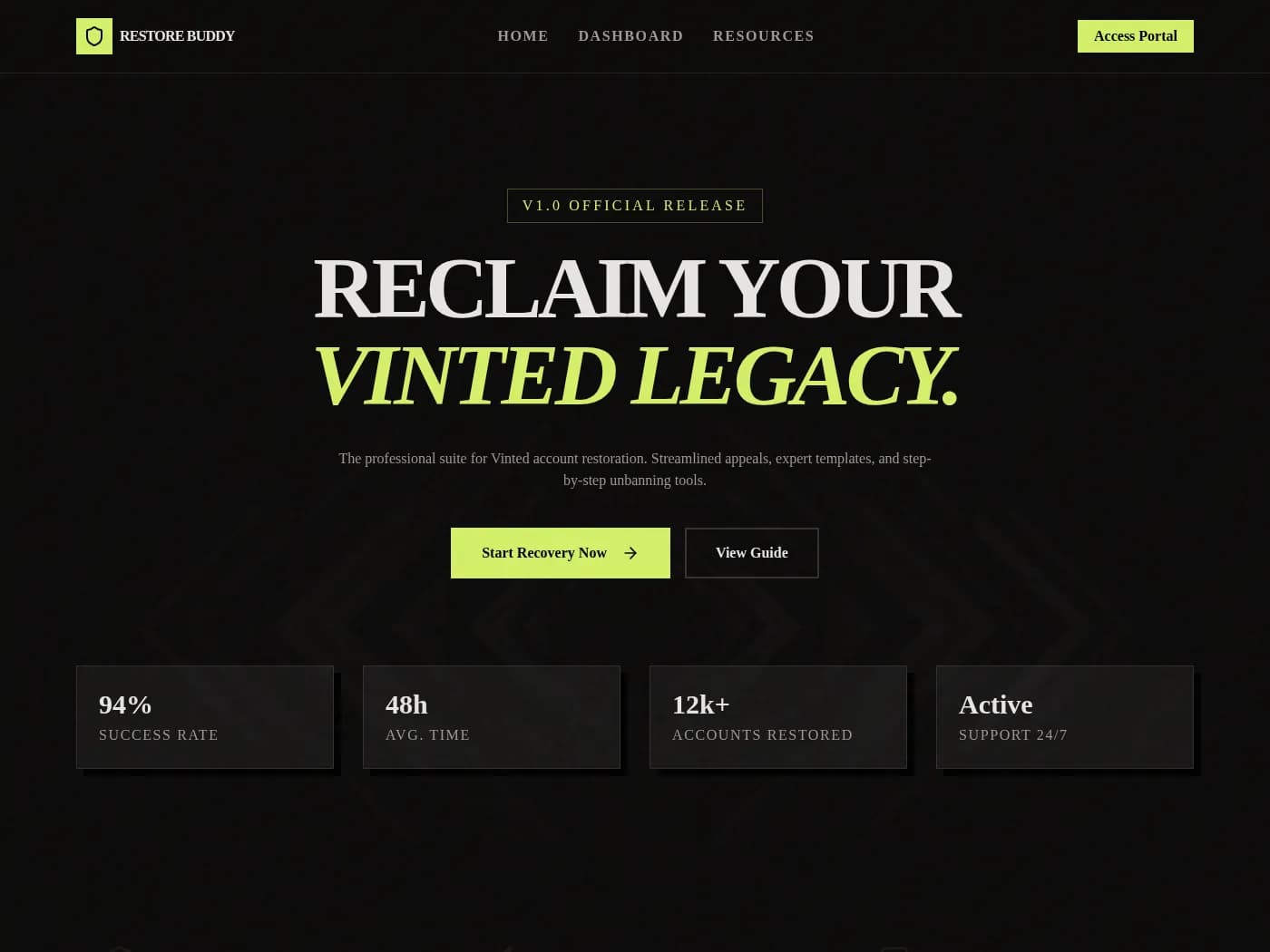 Vinted Restore Buddy