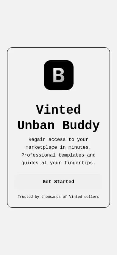 Vinted Unban Buddy