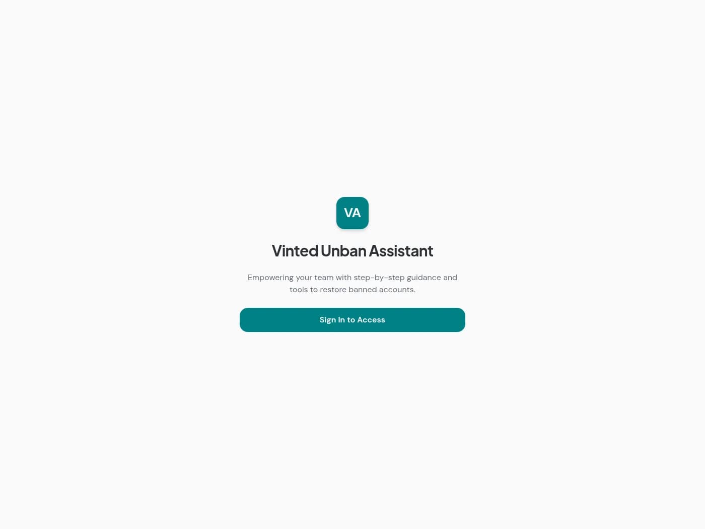 Vinted Unban Assistant