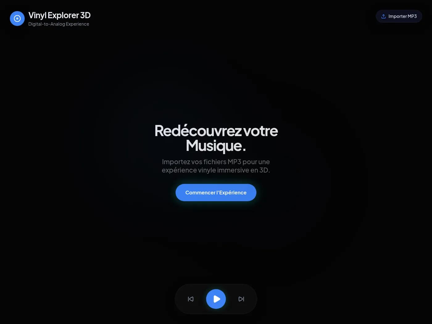Vinyl 3D Explorer