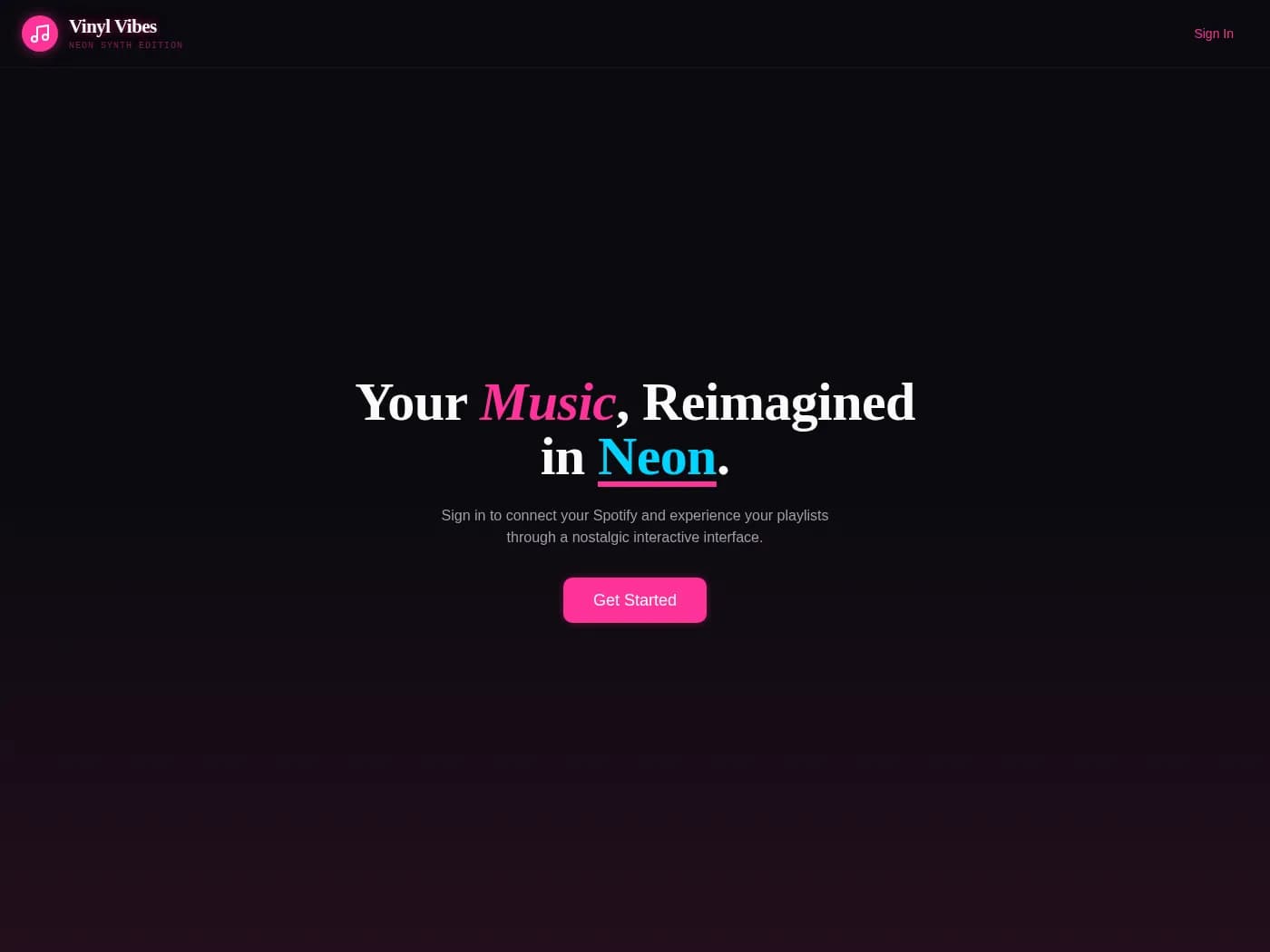 Vinyl Vibes Player