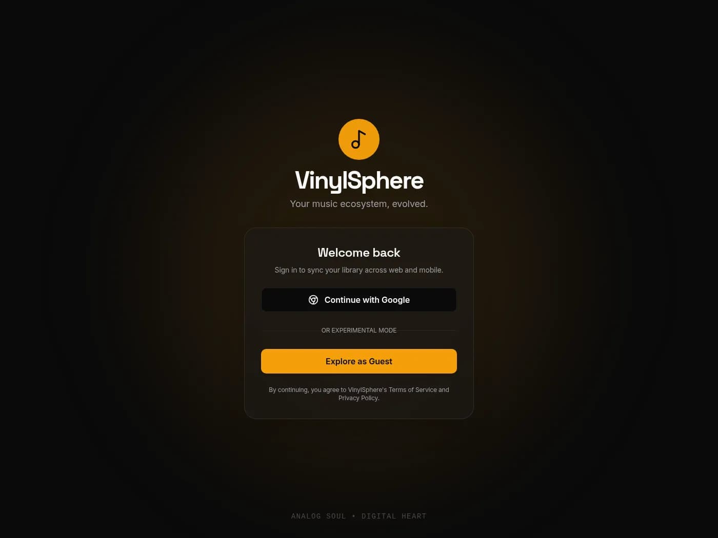 VinylSphere Music Ecosystem