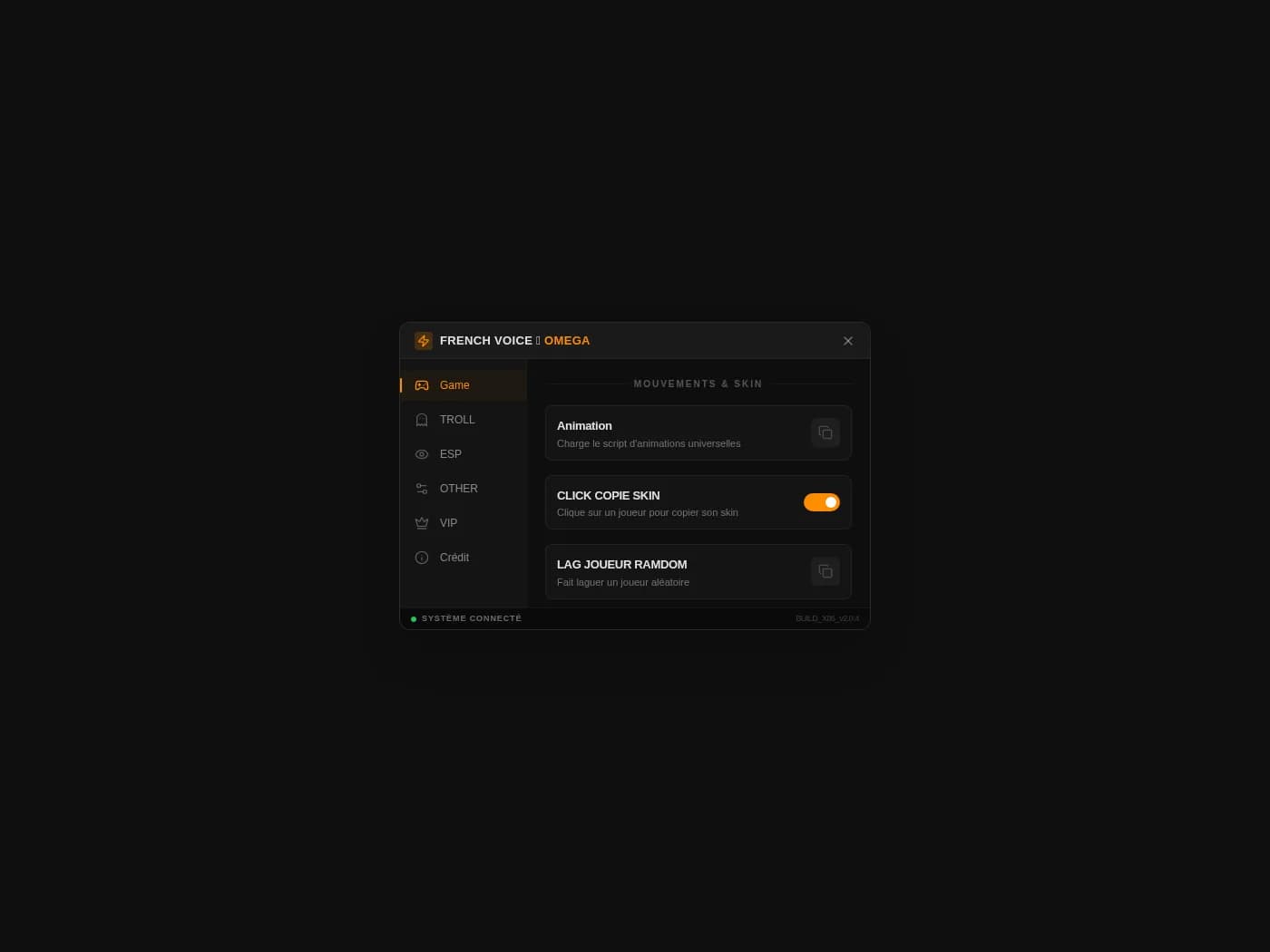 VIP Key UI Overhaul