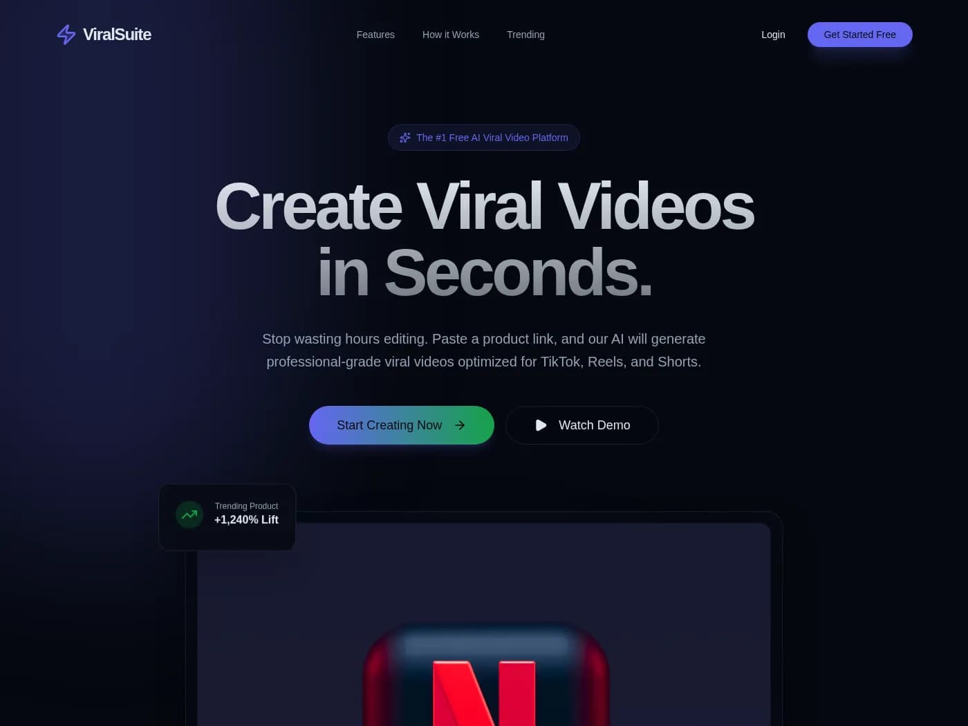 Viral AI Promo Suite
