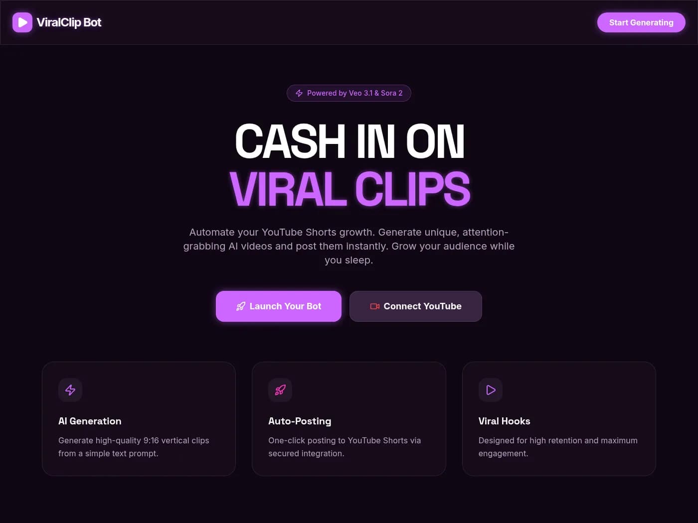 Viral Clip Poster Bot