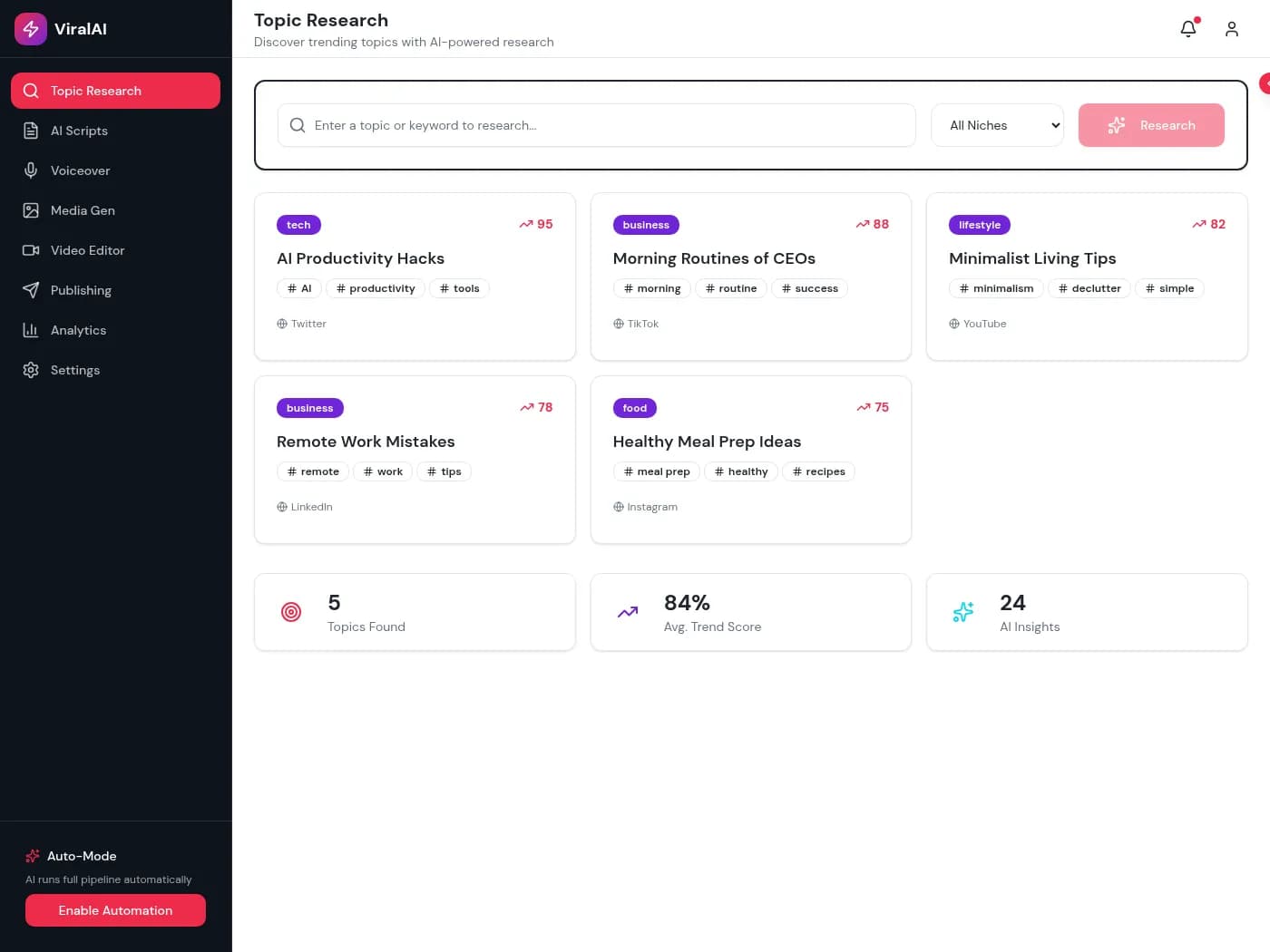 ViralContent Automator
