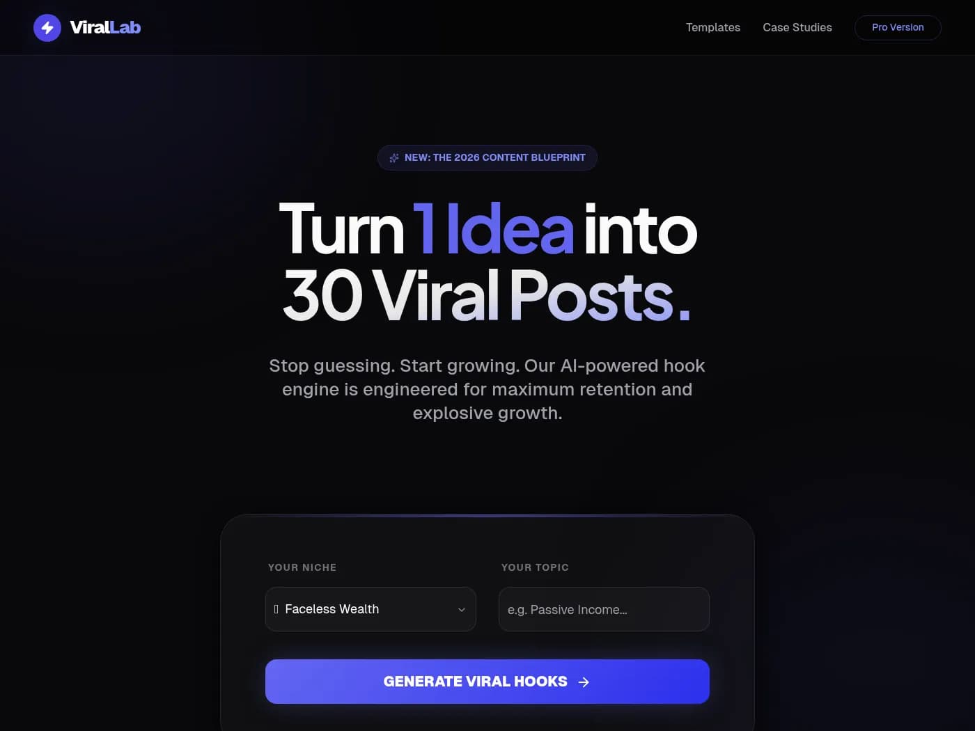 ViralLab Pro Content Engine