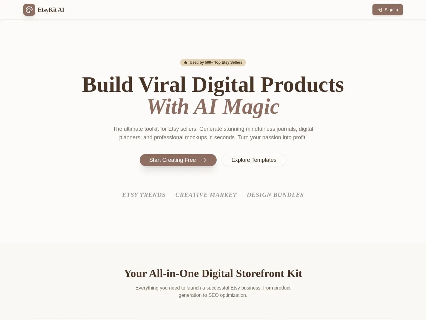 Viral Digital Etsy Kit