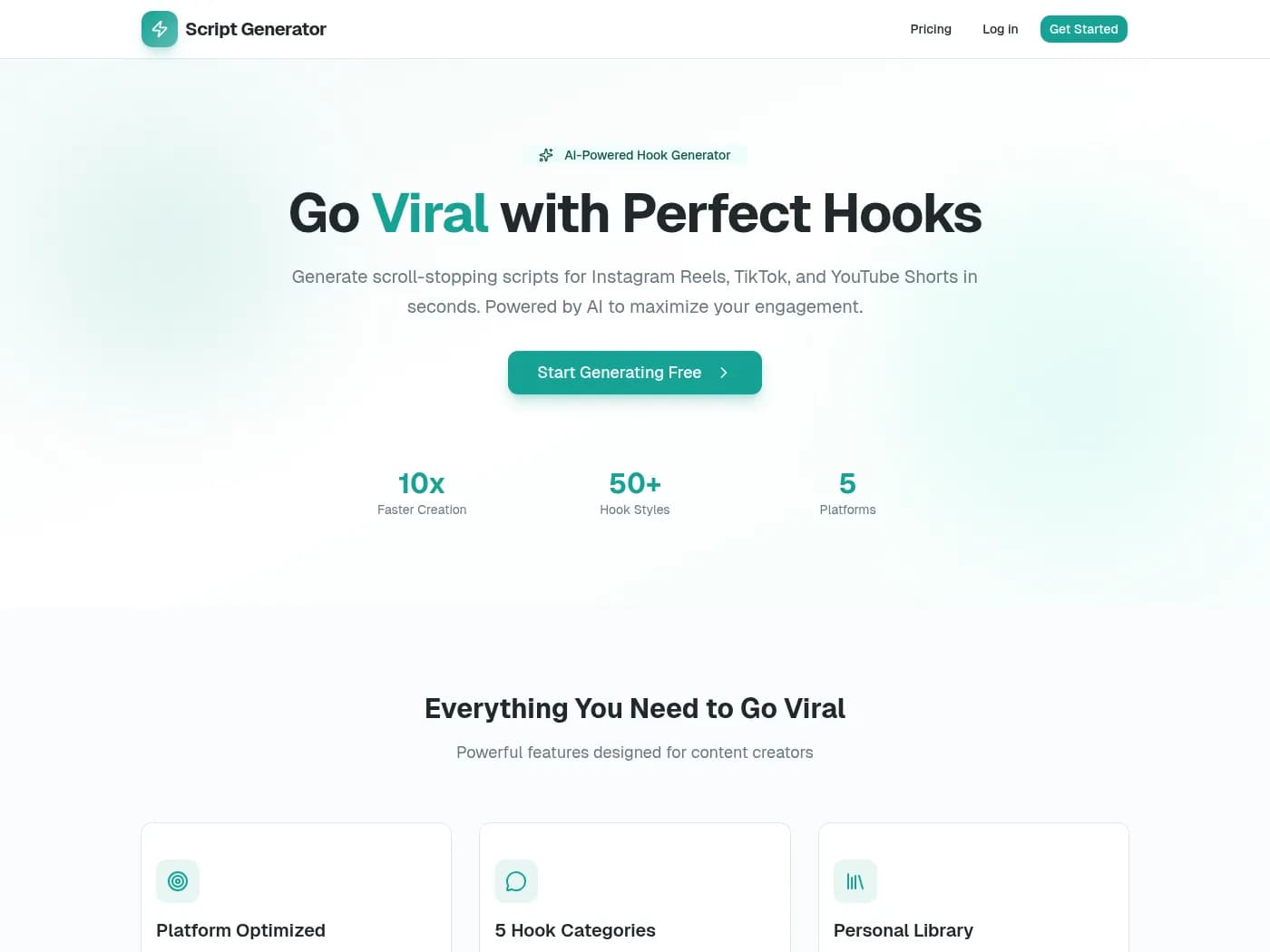 Viral Hook Generator