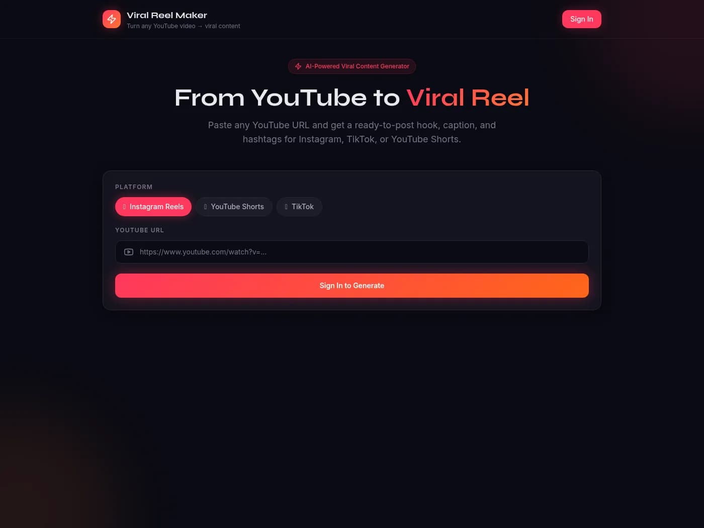 Viral Reel Maker