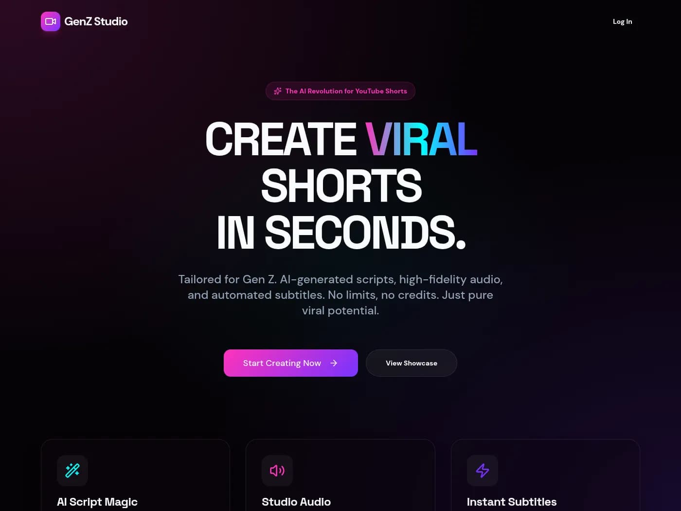 GenZ Viral Shorts Studio