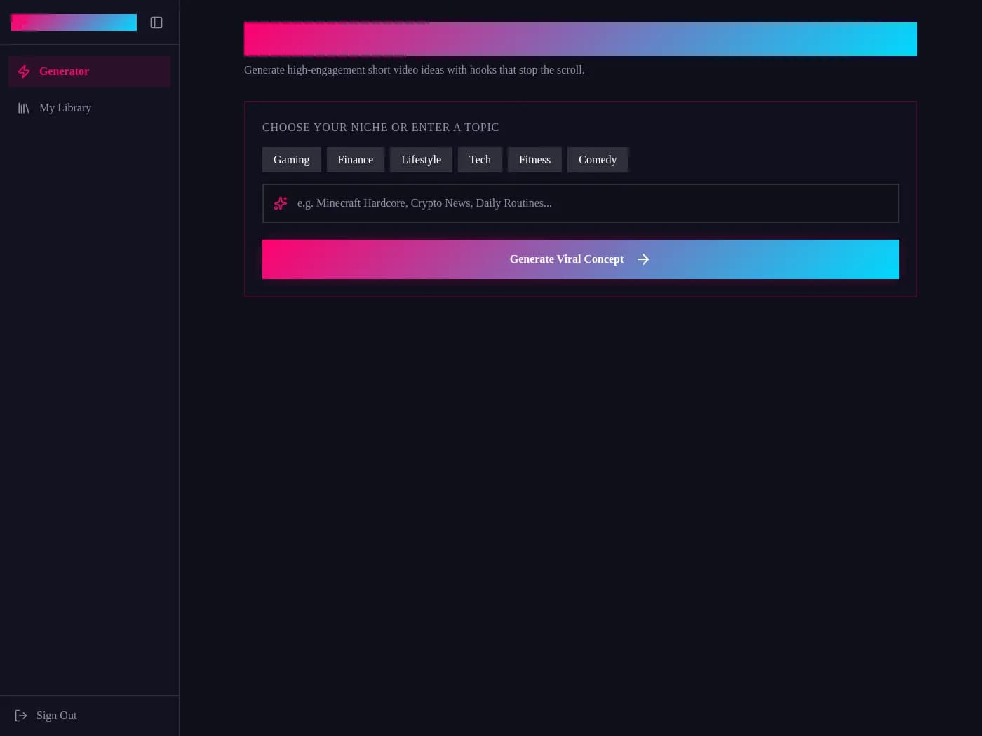 Viral Shorts Generator