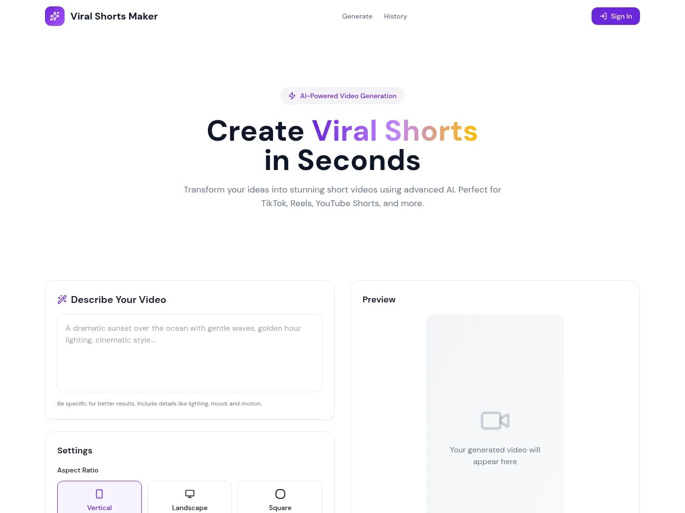 Viral Shorts Maker