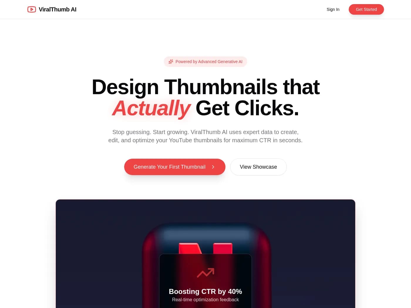 ViralThumb AI Studio