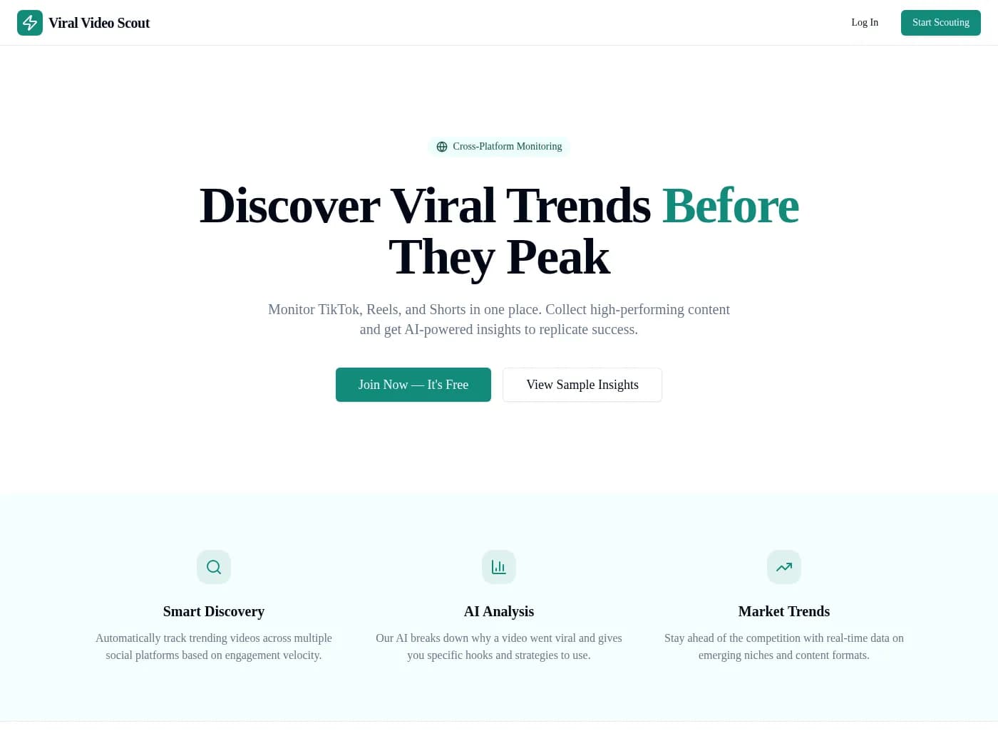 Viral Video Scout
