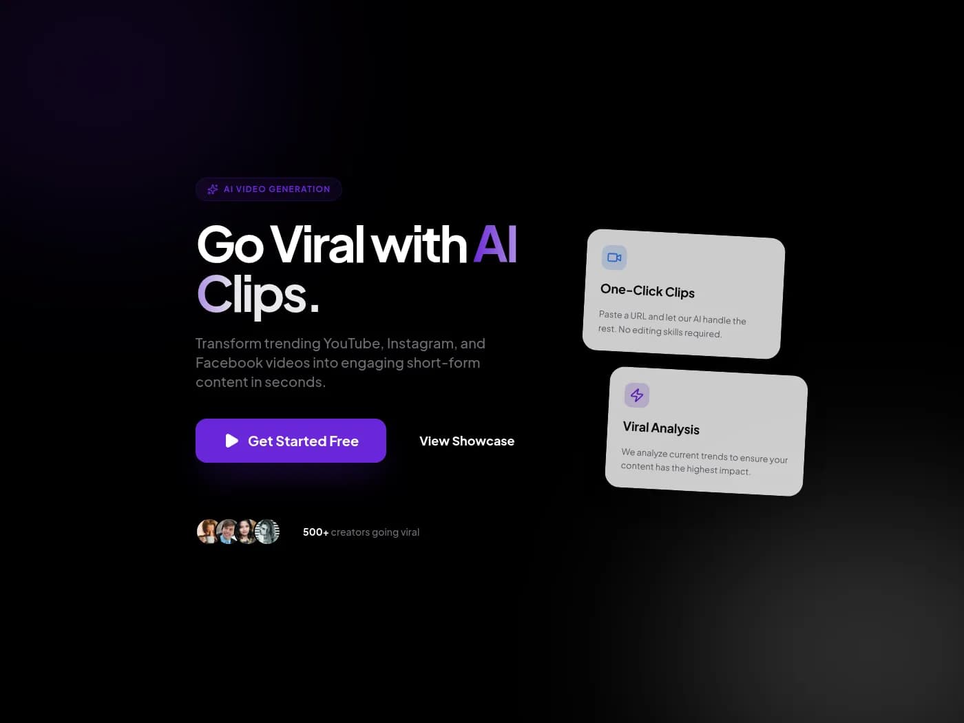 ViralClip Generator