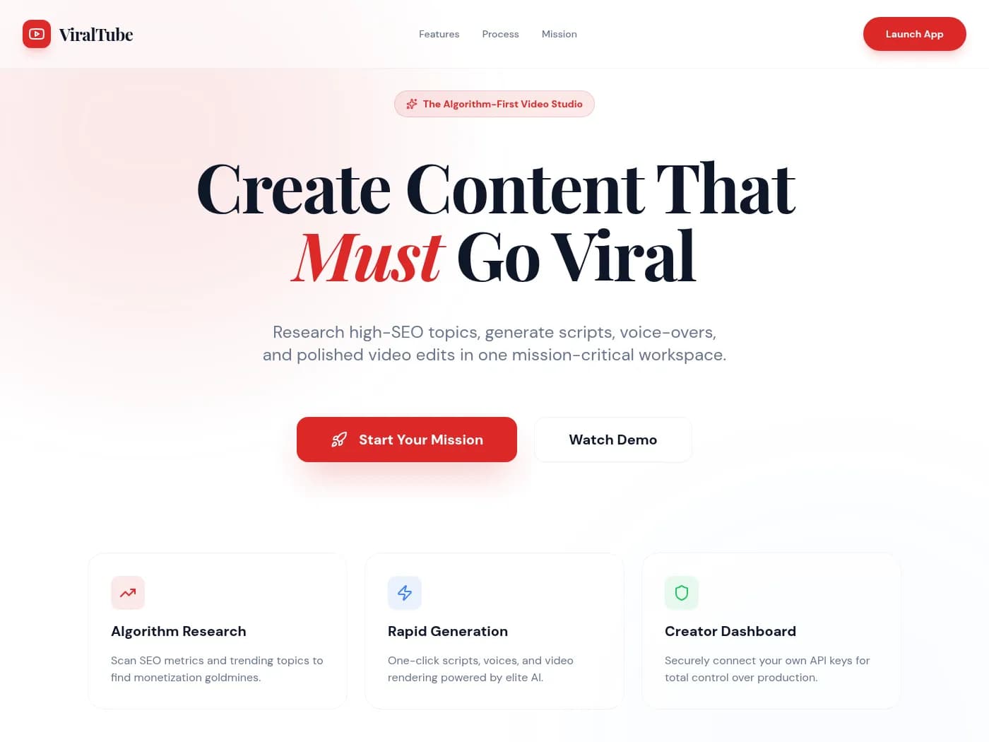 ViralTube AI Studio