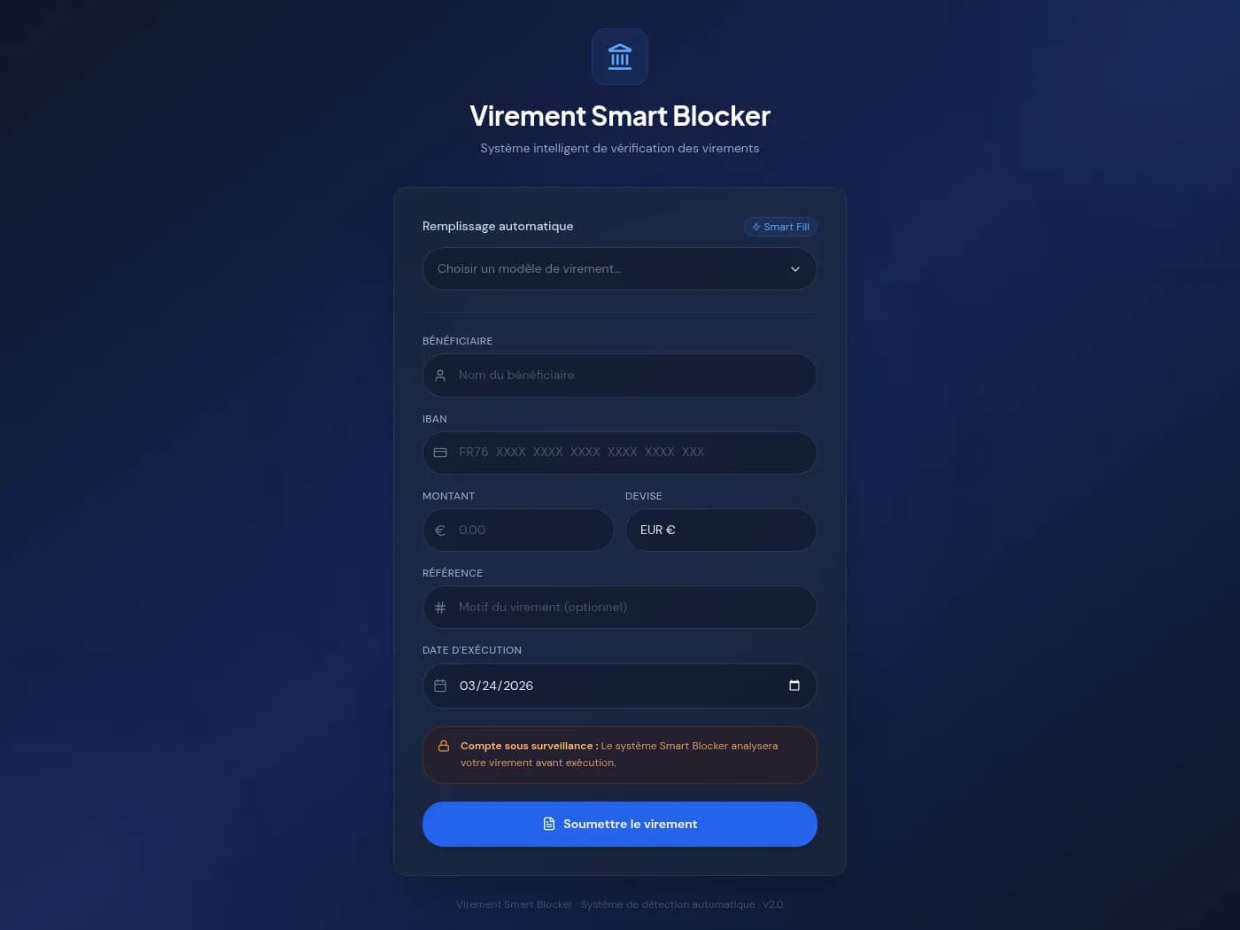 Virement Smart Blocker
