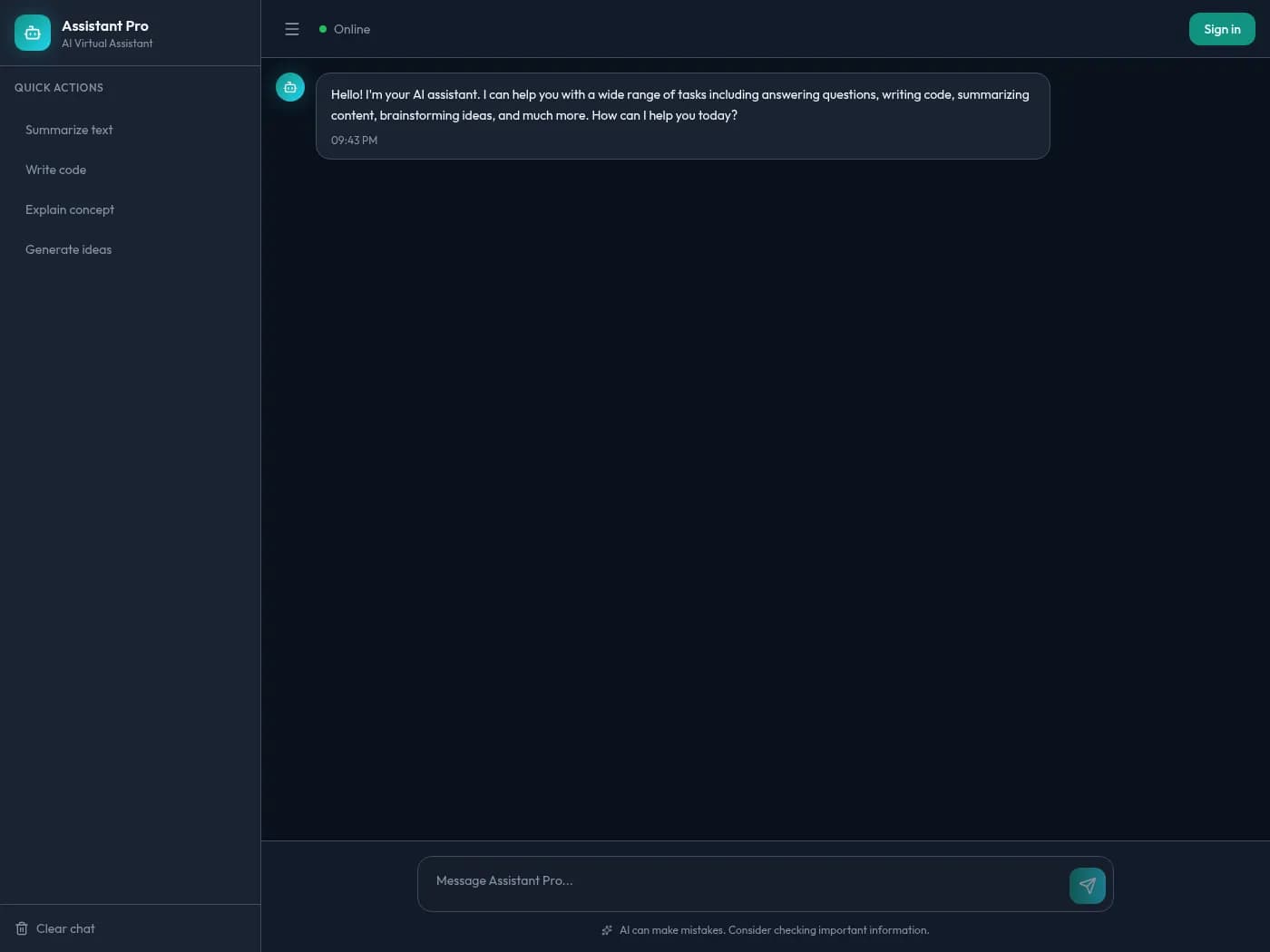 Virtual Assistant Pro