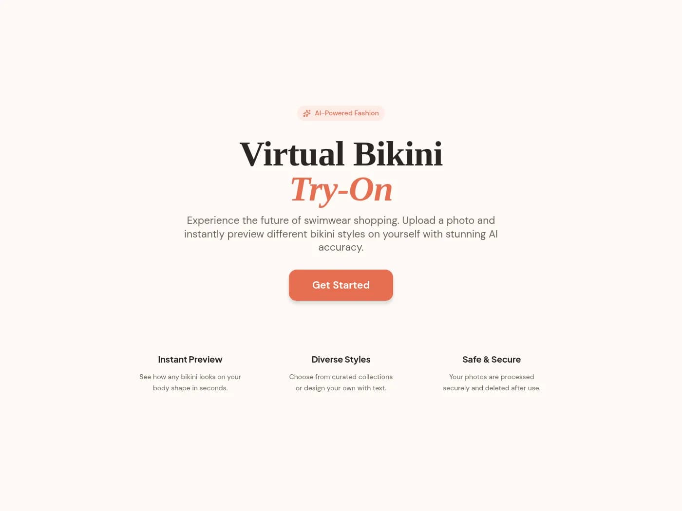 Virtual Bikini Try-On