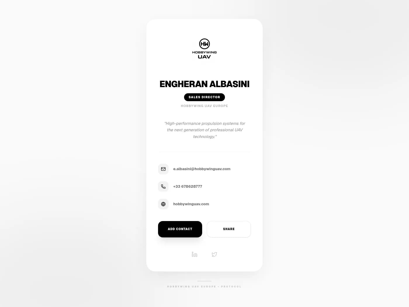 Minimalist Virtual Card