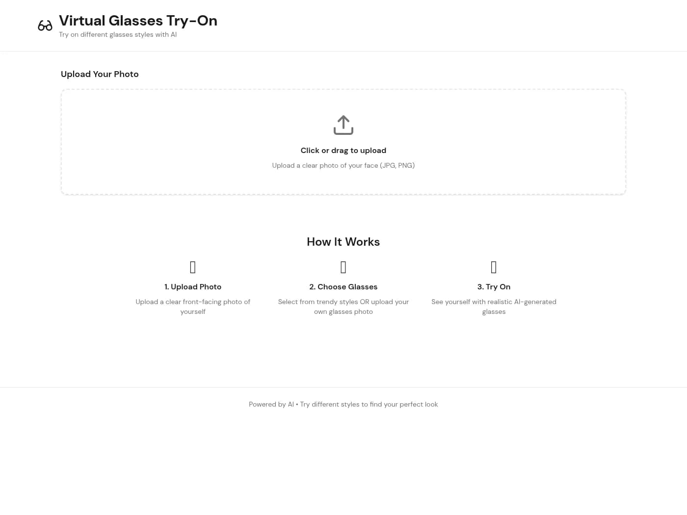 Virtual Glasses Try-On