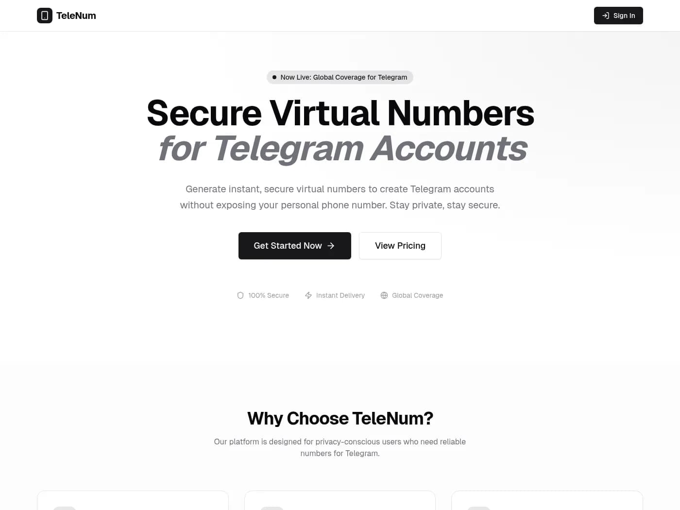 Virtual Number Generator