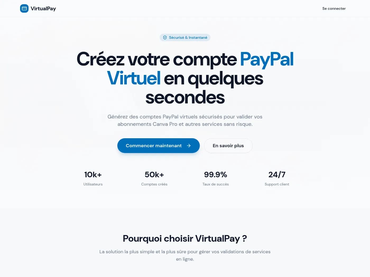 Virtual PayPal Creator