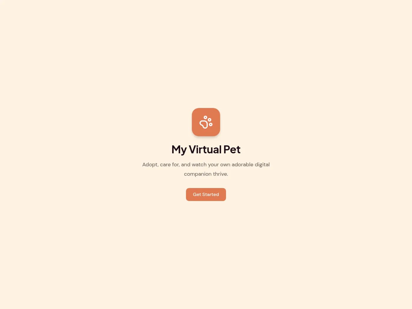 My Virtual Pet