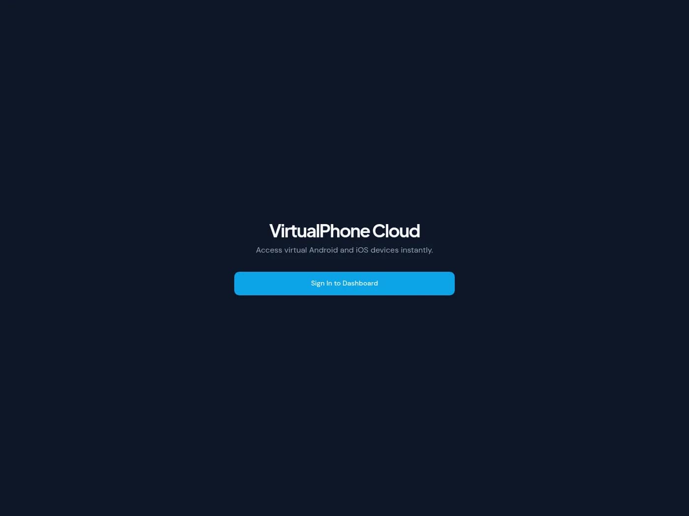 Virtual Phone Cloud