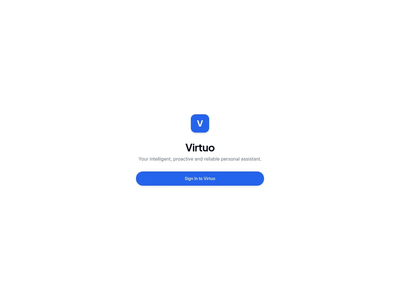 Virtuo Personal Assistant