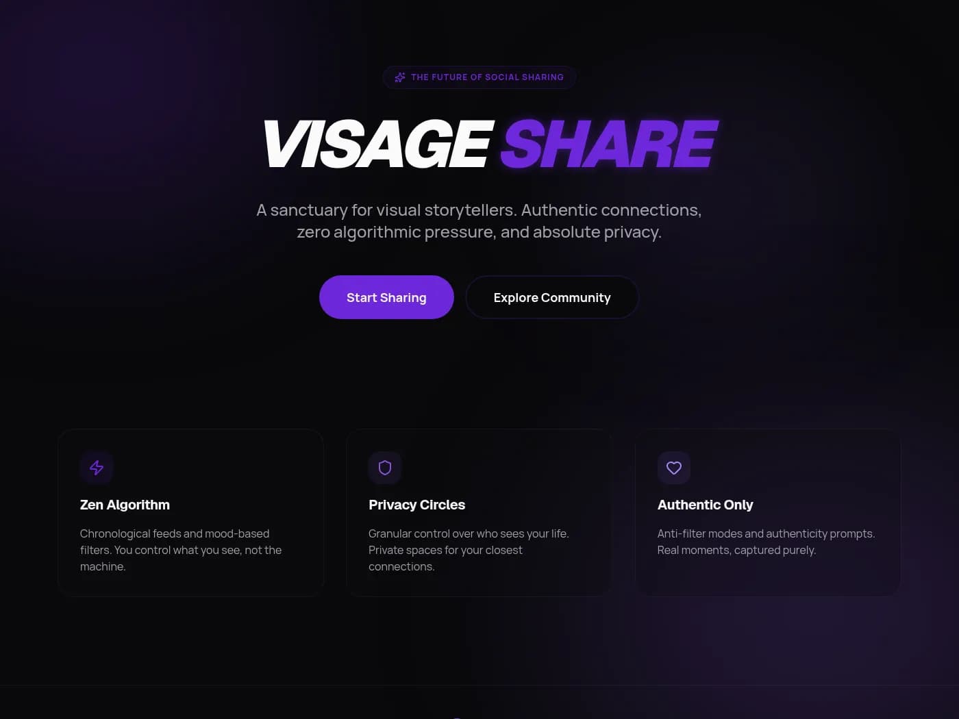 Visage Share
