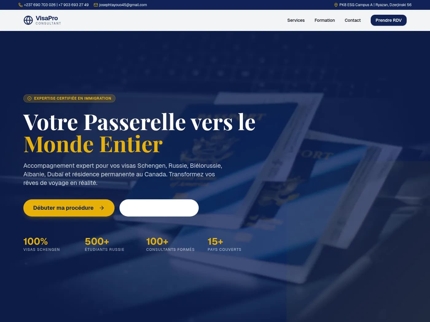 VisaPro Consultant Site