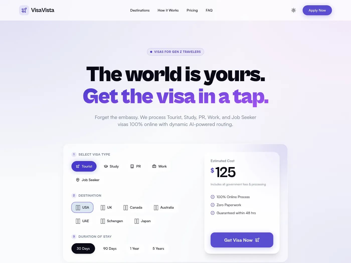 VisaVista Portal