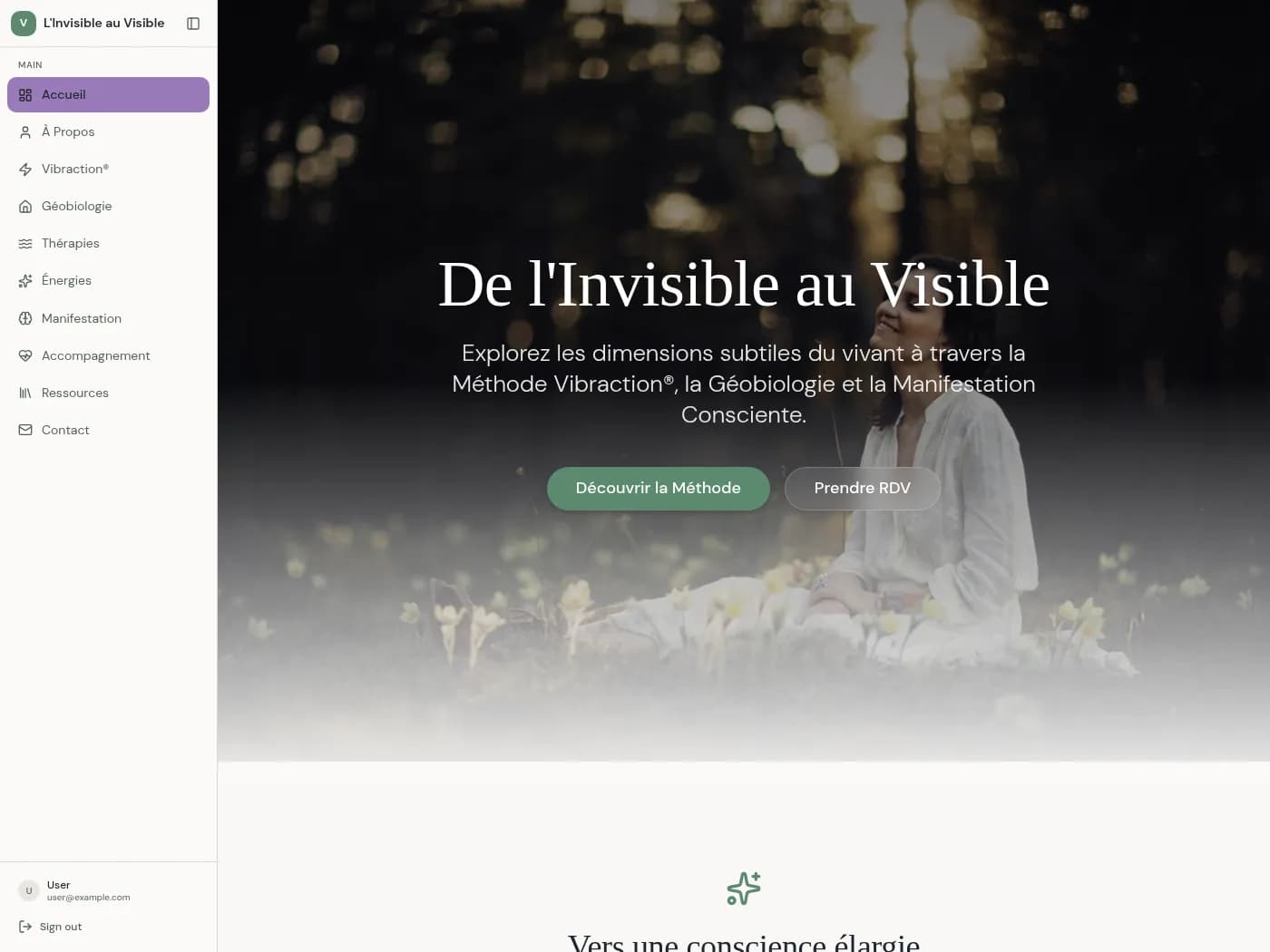 De l'Invisible au Visible