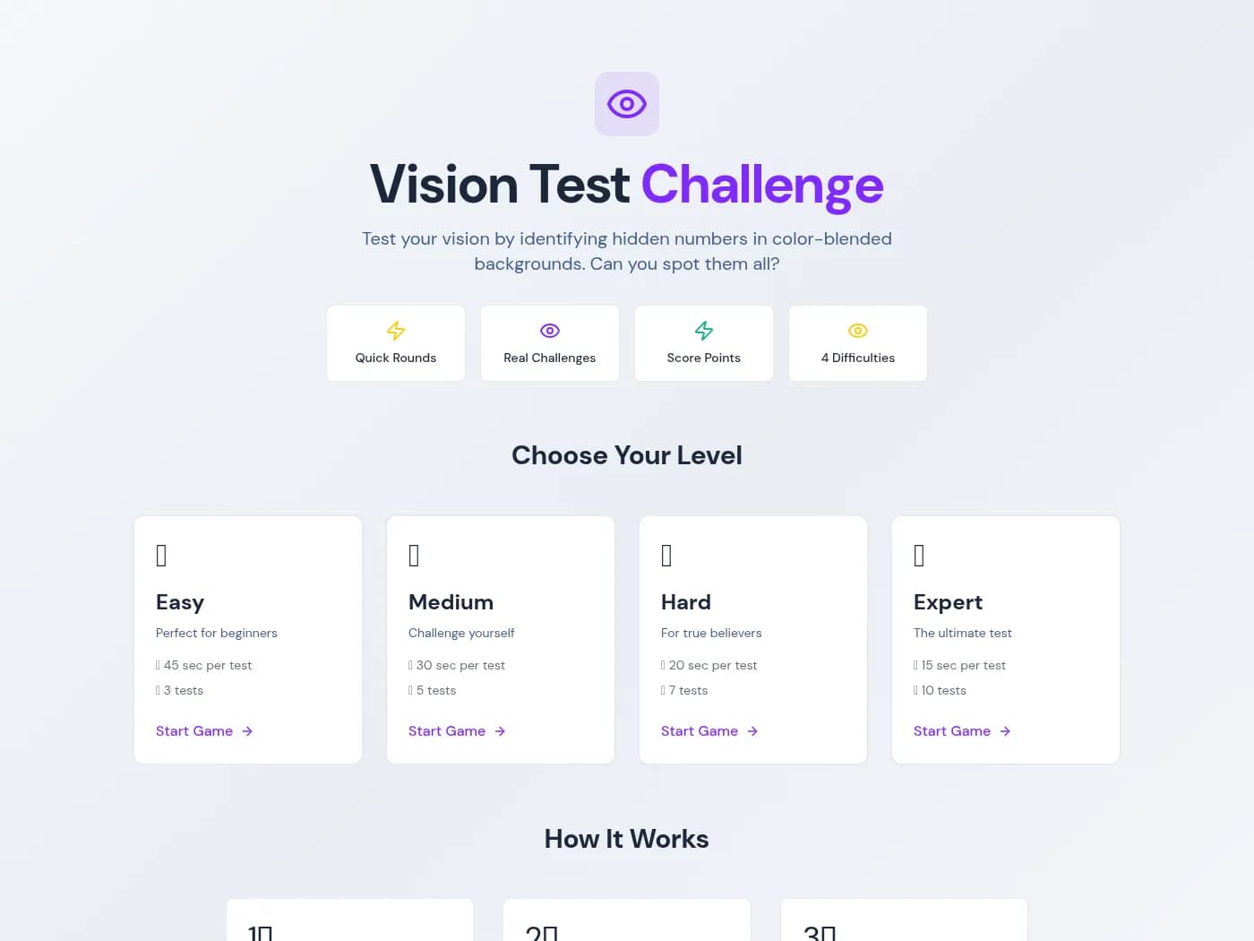 Interactive Vision Test