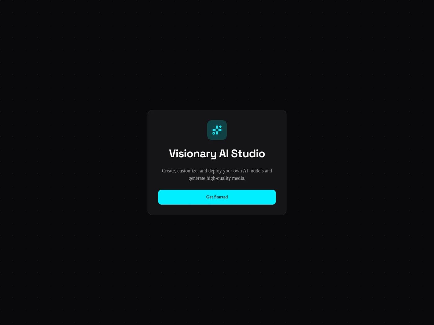 Visionary AI Studio