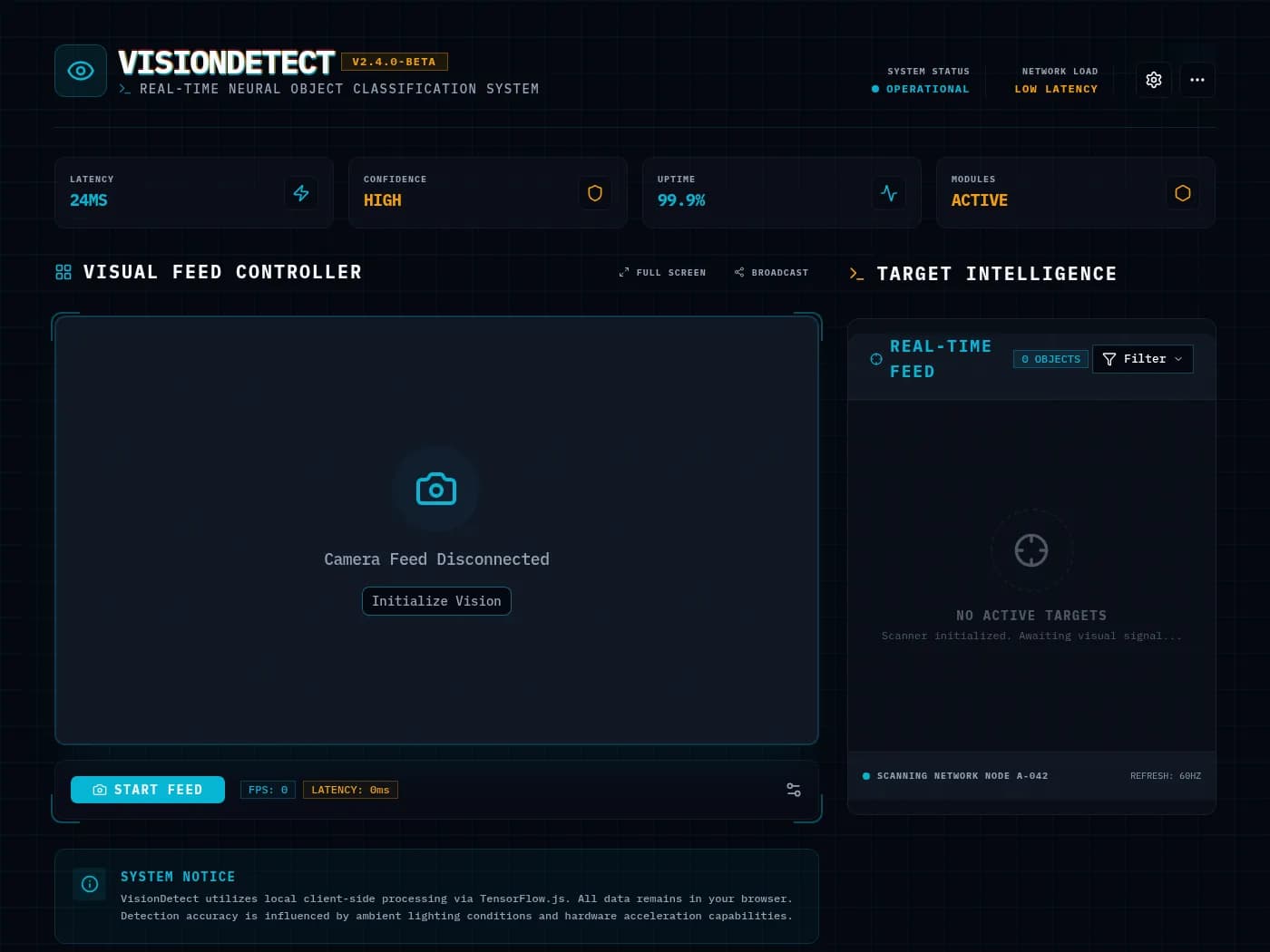 VisionDetect Web App