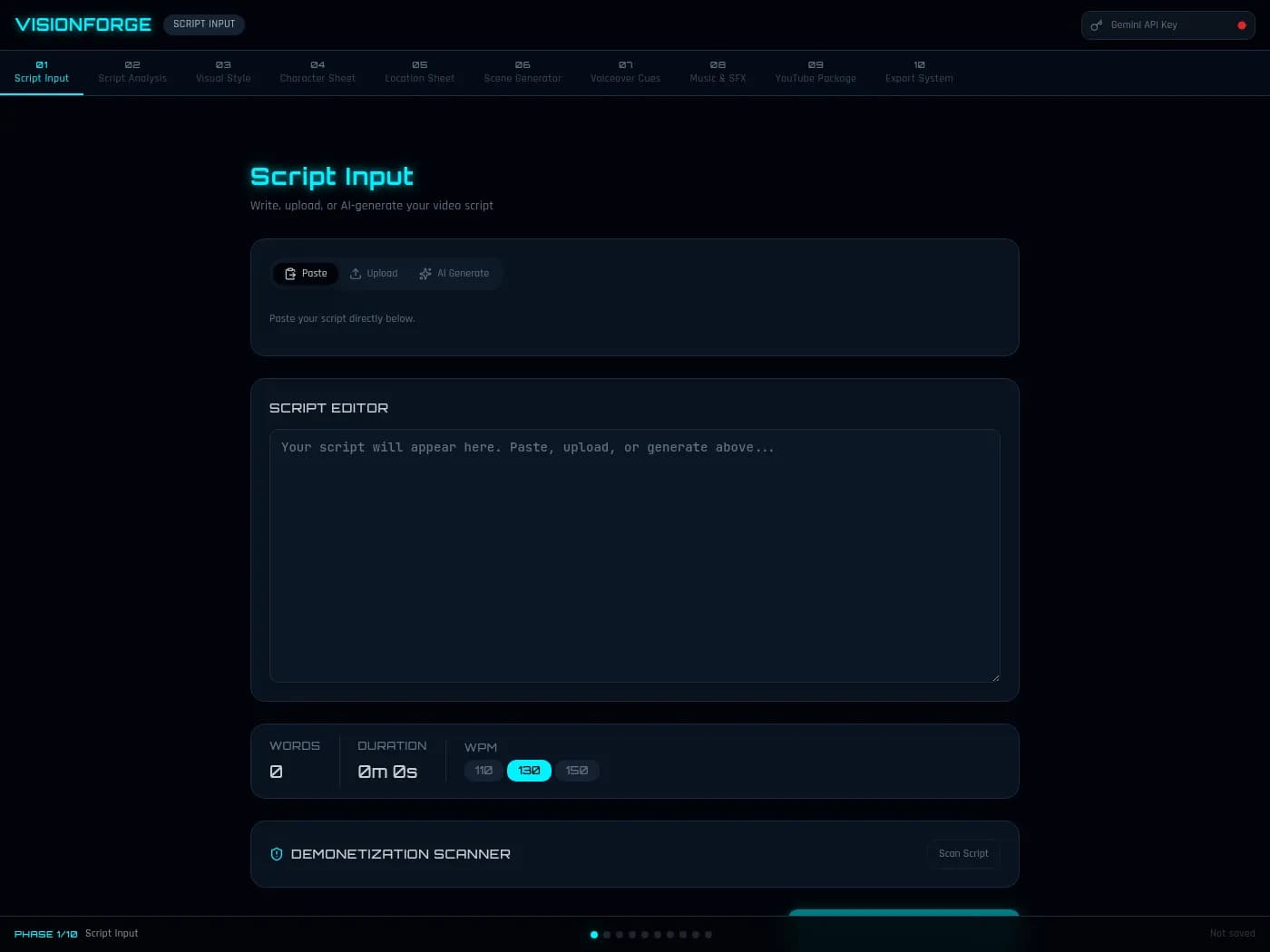 VISIONFORGE AI Studio