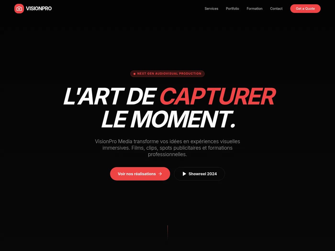 VisionPro Media Site