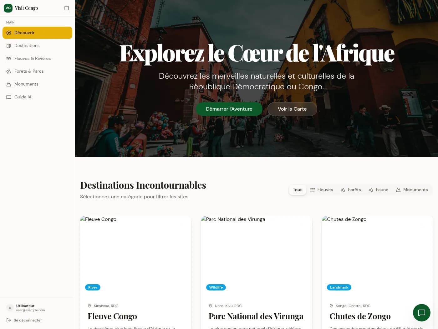 Visit Congo RDC