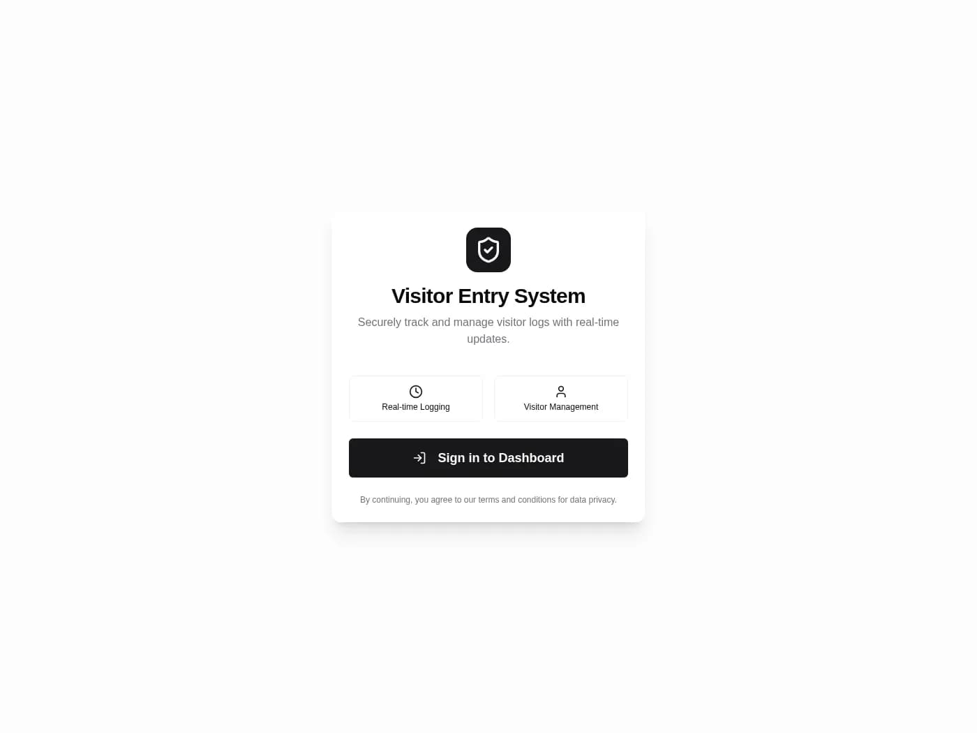 Visitor Time Tracker