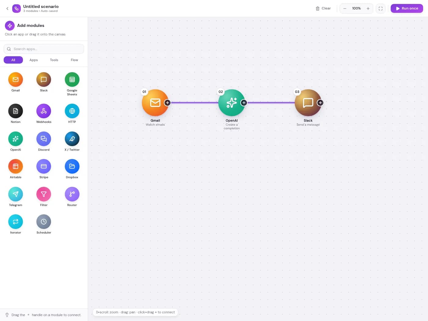Visual Automation Builder
