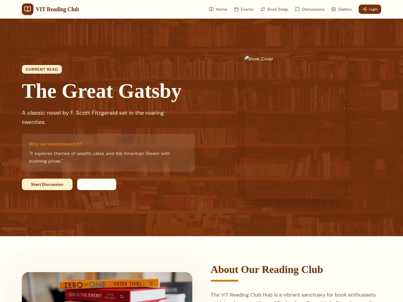 VIT Reading Club Hub