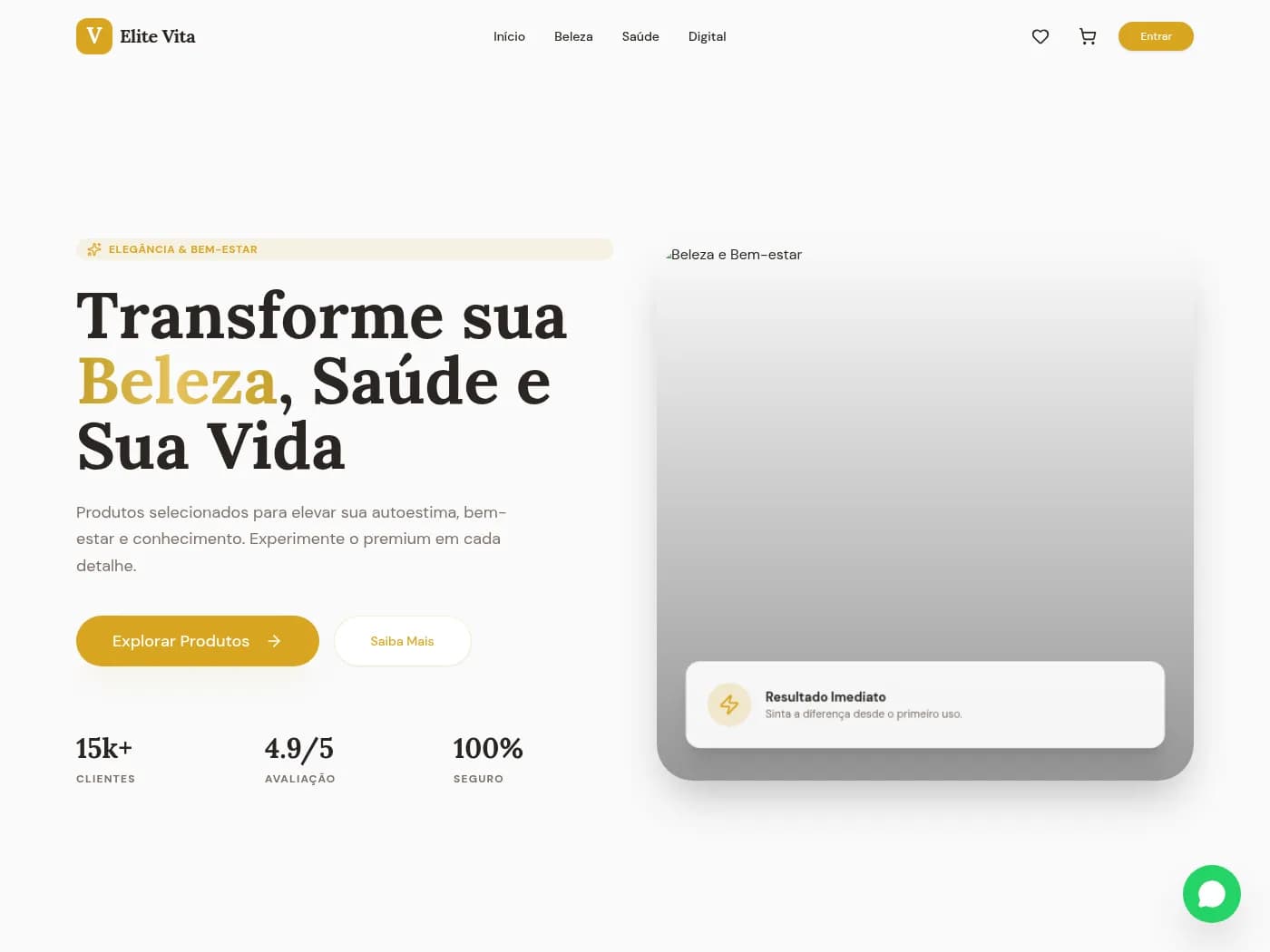 Elite Vita E-commerce